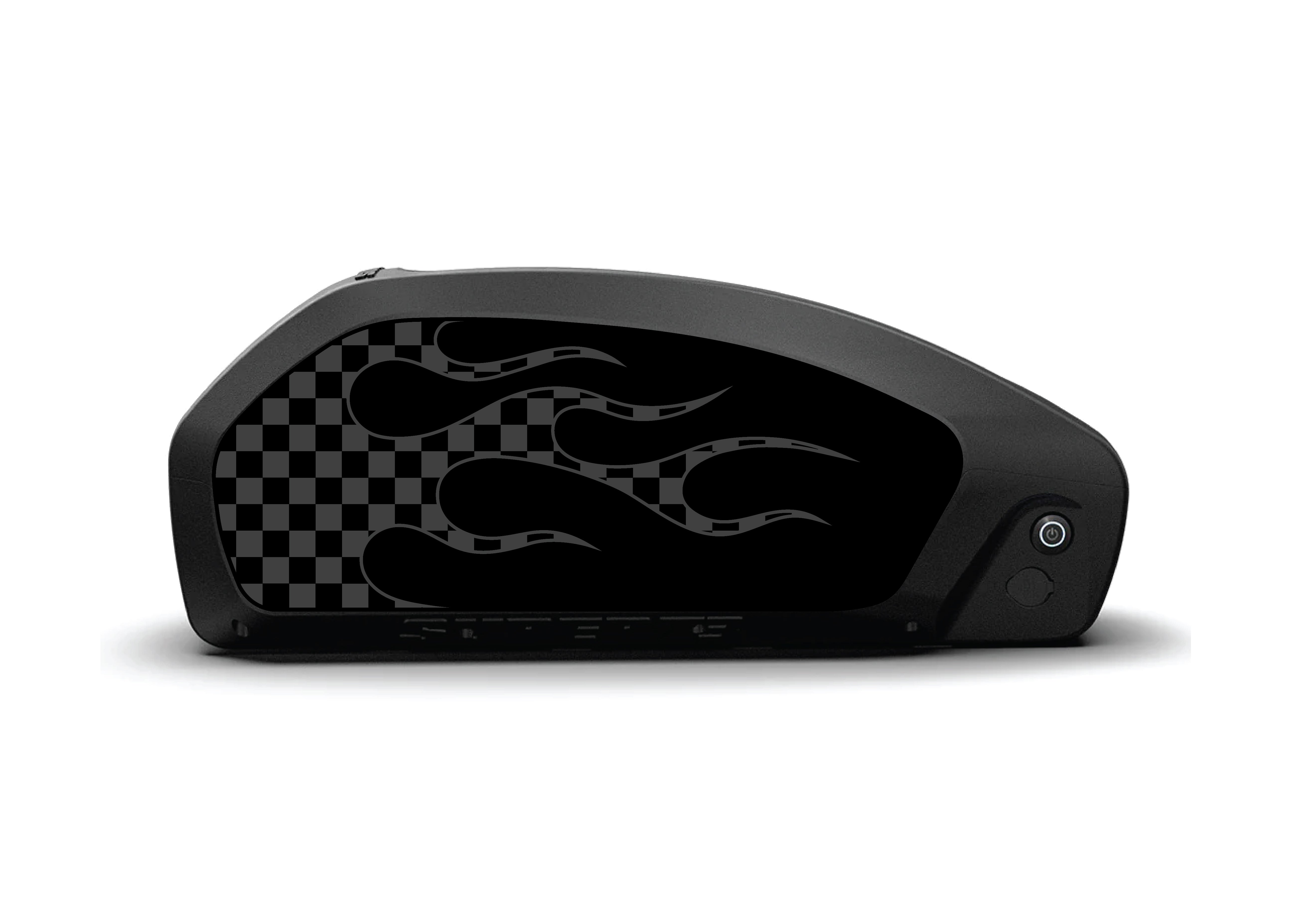 CHECKER FLAME Decal – Blur Boundaries